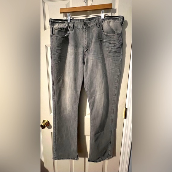 Perry Ellis | Jeans | Perry Ellis Distressed Gray Mens Jeans 432 | Poshmark